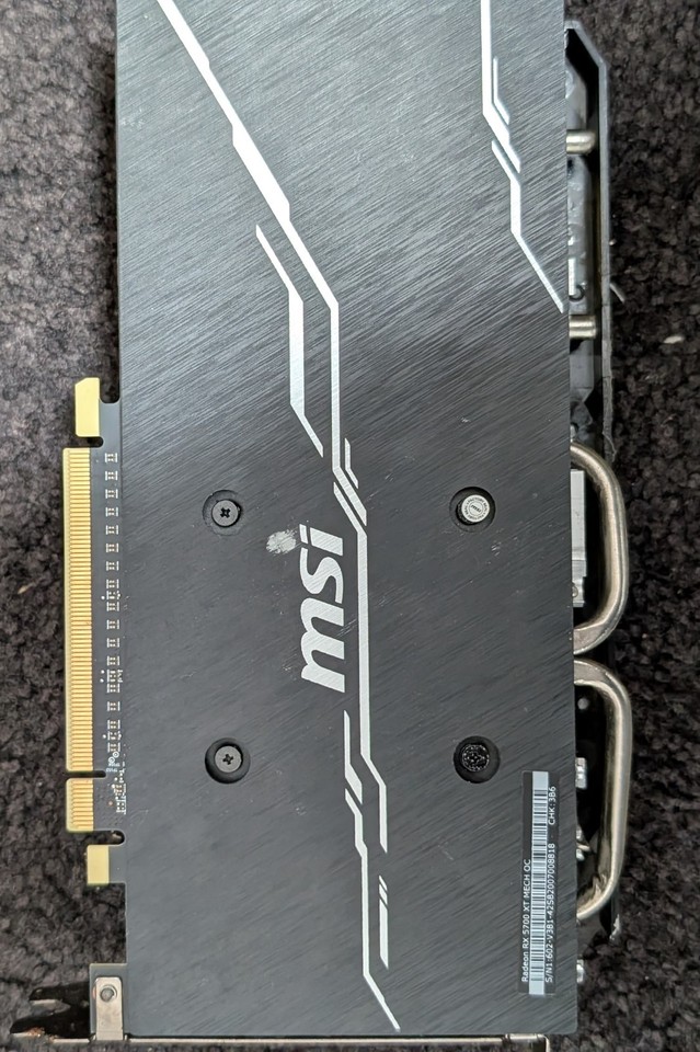 MSI Radeon Gaming RX 5700 XT MECH OC 8GB GDDR6 Graphics Card UNTESTED ...