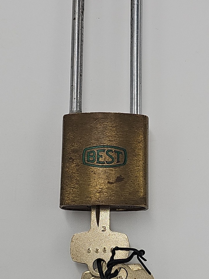 Vintage BEST PADLOCK ~Deep Shackle Padlock ~ USA~ Original Key (4) | eBay