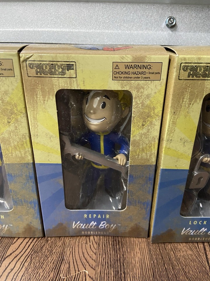 Fallout 4 111 Vault-Tec Vault Boy Series Bobblehead Lot Of 4 | eBay