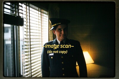 Man in Army Uniform w/ Lamp in 1959, Kodachrome Slide m15a | eBay