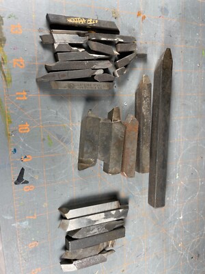 MACHINIST TOOLS LATHE Bits Used Lot Lathe Cutting Tool Bits | eBay