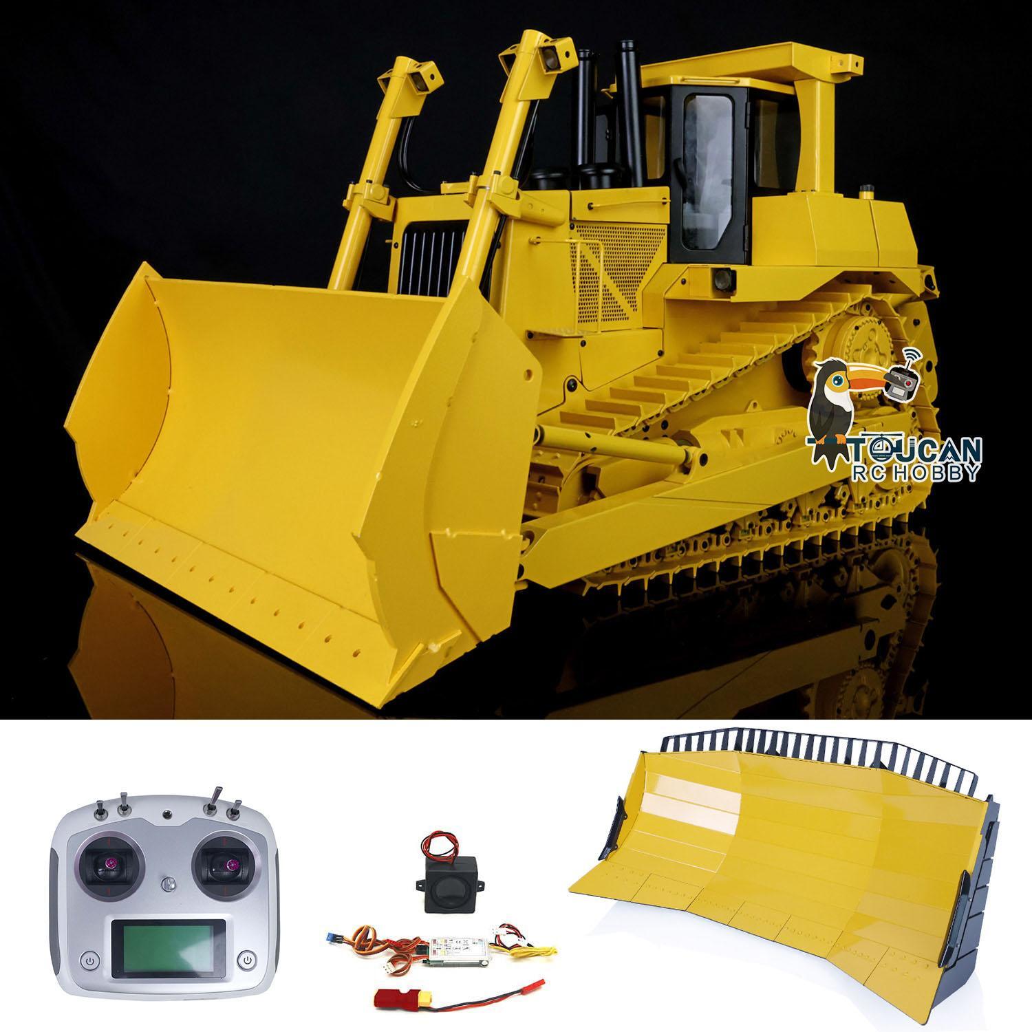 JDM DXR2 1/14 RC Hydraulic Bulldozer Metal Dozer with Upgraded Blade ...