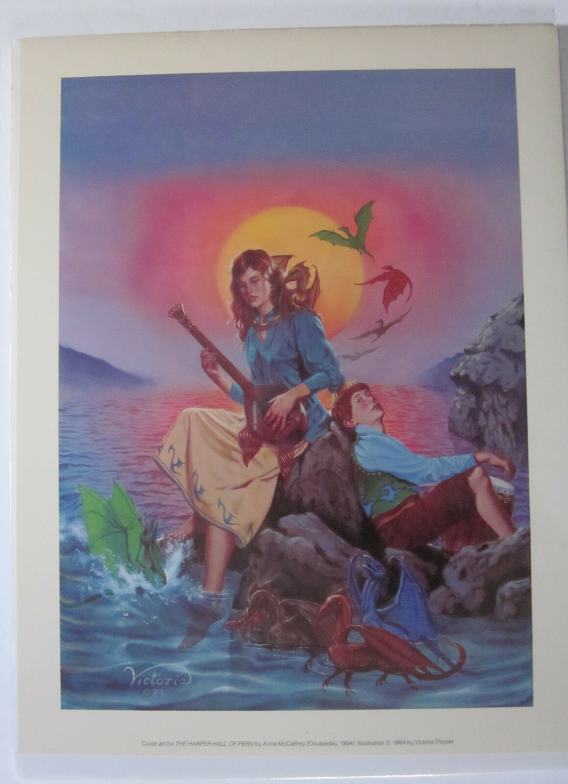 Harper Hall Of Pern Victoria Poyser Anne McCaffrey Shrink Wrapped Print ...