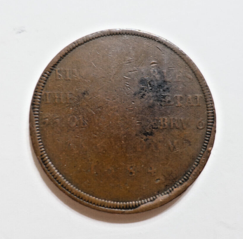 KING CHARLES II 1684 DEATH OF,39mm BRONZE MEMORIAL COIN TOKEN,ROTTIER ...