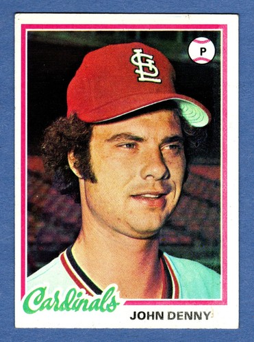 John Denny 1978 Topps Baseball Card #609 St. Louis Cardinals | eBay