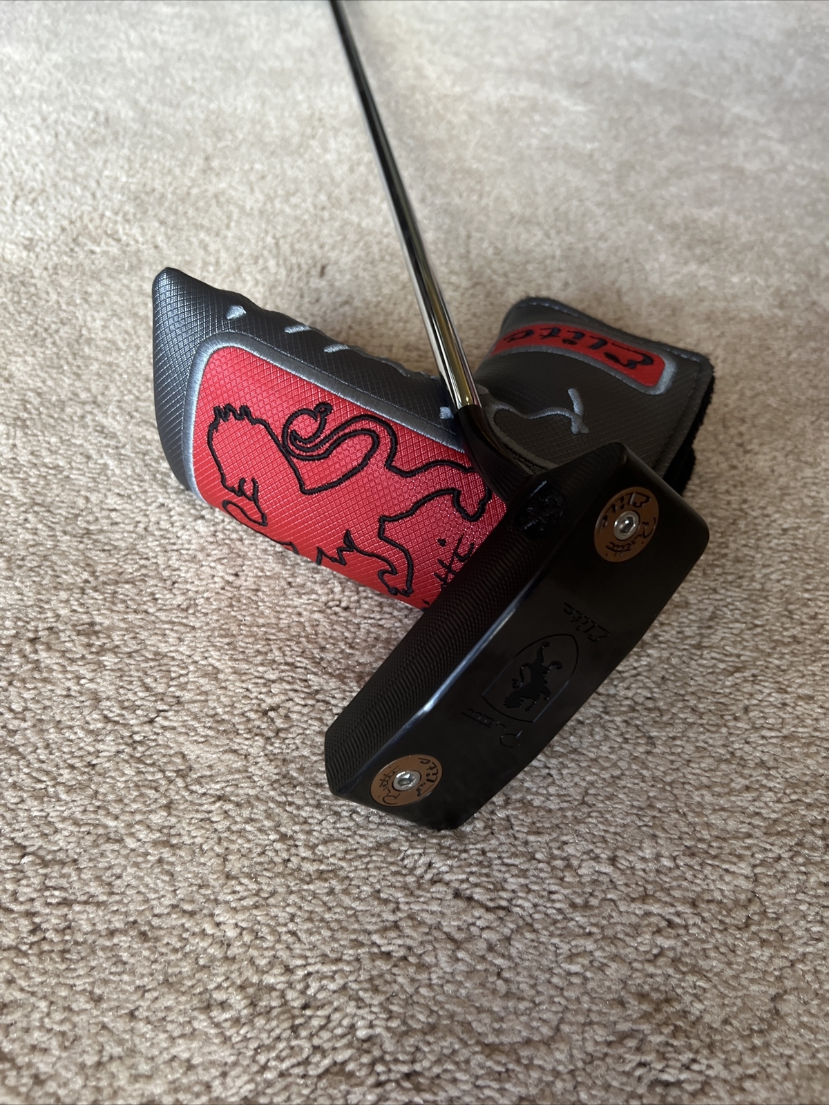 Piretti Matera Elite Midnight Black Putter w/ Headcover | eBay