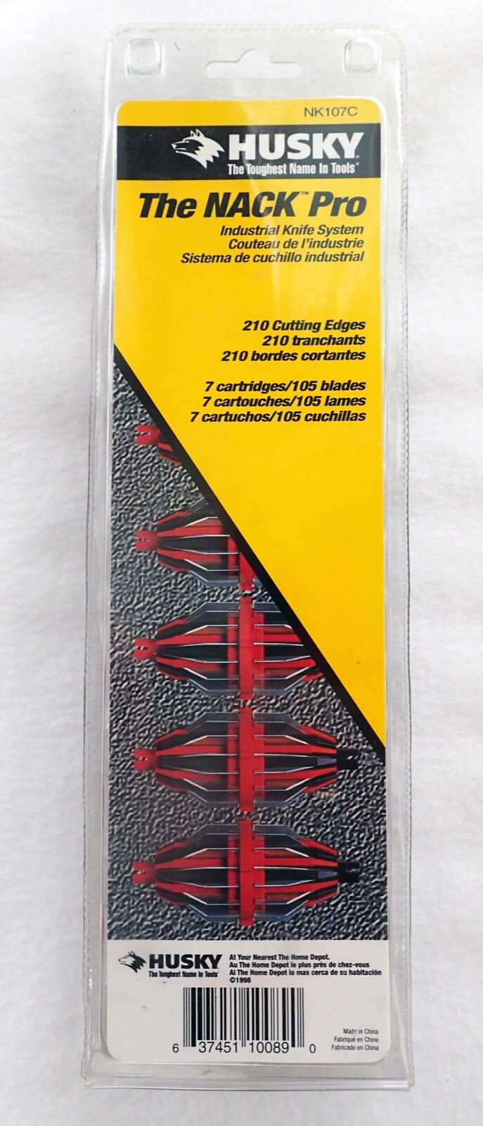 Husky The Nack Pro Industrial Knife System 7 Cartridges NK107C for sale ...