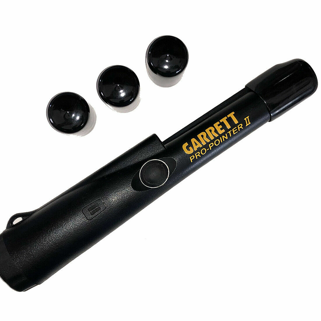 4 BLACK Pinpointer Cap Tip Protector with Lanyard - Fits Garrett ...