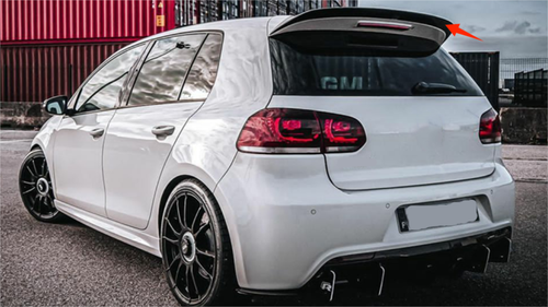 ABS Black Rear Trunk Roof Wing Spoiler for Volkswagen Golf 6 MK6 GTI ...