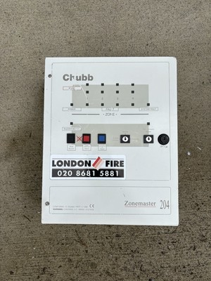 Chubb Zone master 204 Fire Alarm Panel | eBay UK