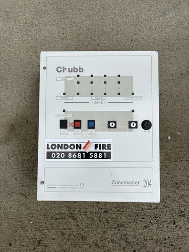 Chubb Zone master 204 Fire Alarm Panel | eBay UK