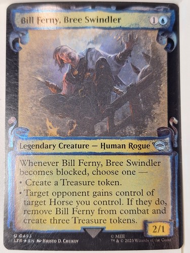 Bill Ferny, Bree Swindler - FOIL SHOWCASE- Lord of Rings Magic the ...