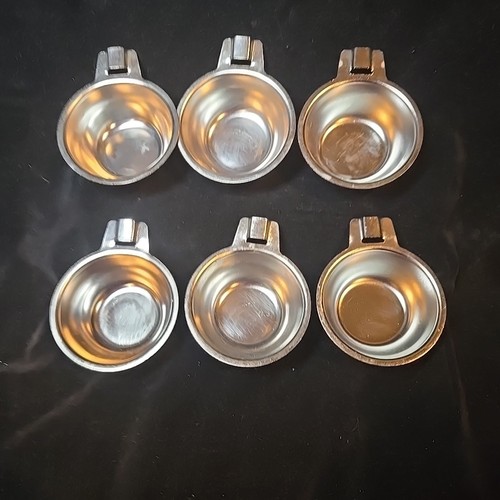 Lot of 6 Saladmaster Stainless Steel Egg Poacher Replacement Cup Insert ...
