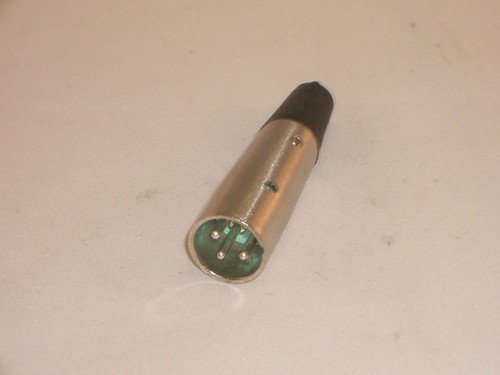 SWITCHCRAFT A3M 3 PIN XLR MALE MIKE MICROPHONE CABLE CONNECTOR | eBay