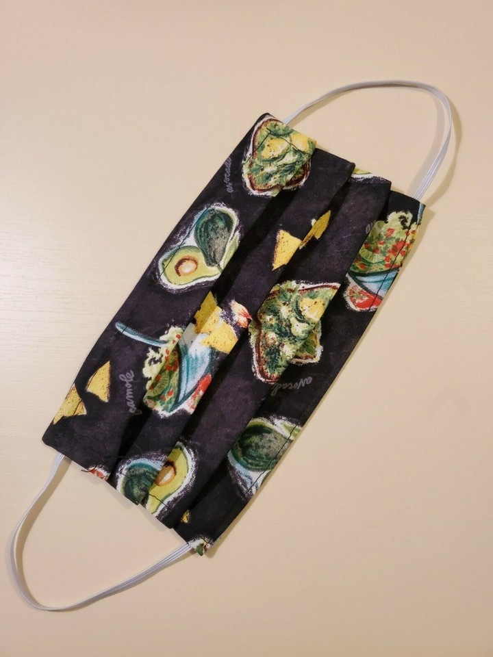 Adult Face Mask, Guacamole Avocados Toast Salad Tortilla Chips, Food ...