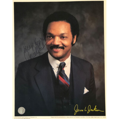Jesse Jackson Autographed 8X10 Photo | eBay