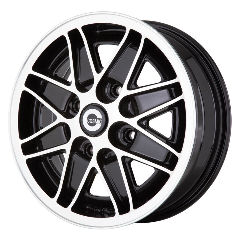 5.5"x15" JBW COSMIC Black/HL Wheels Classic VW Beetle 4x130 Set of 4 | eBay