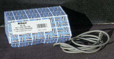 Nikon SC-18 Multi-flash sync cord Câcle synchro multi-flash NM | eBay