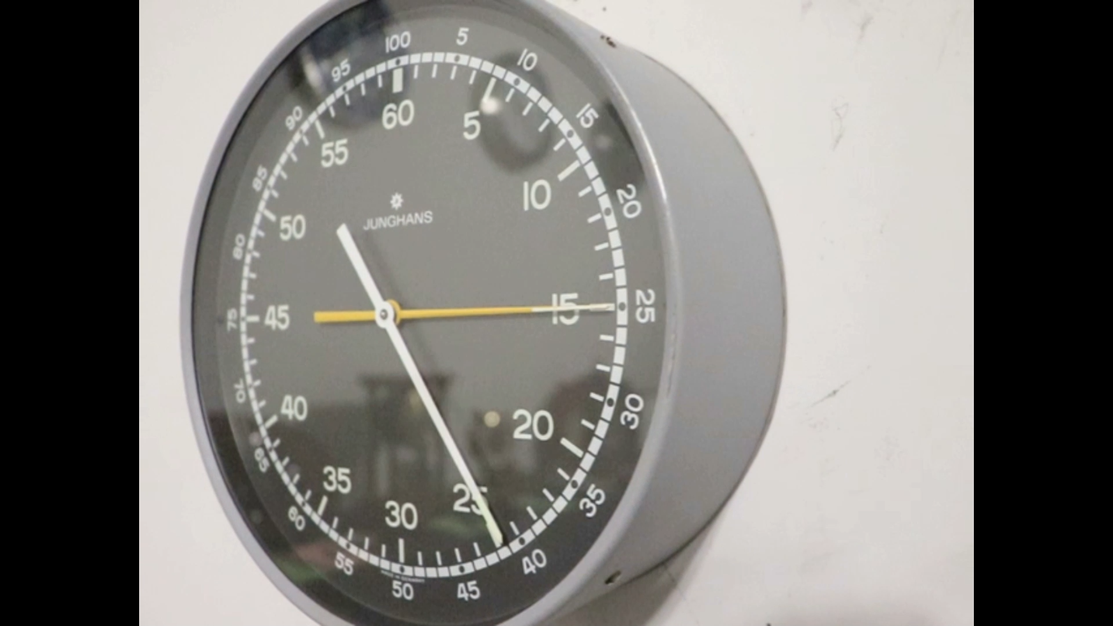 JUNGHANS WALL Clock Timer Grey STOPWATCH Professional Vintage RESTORED SERVICED! | eBay