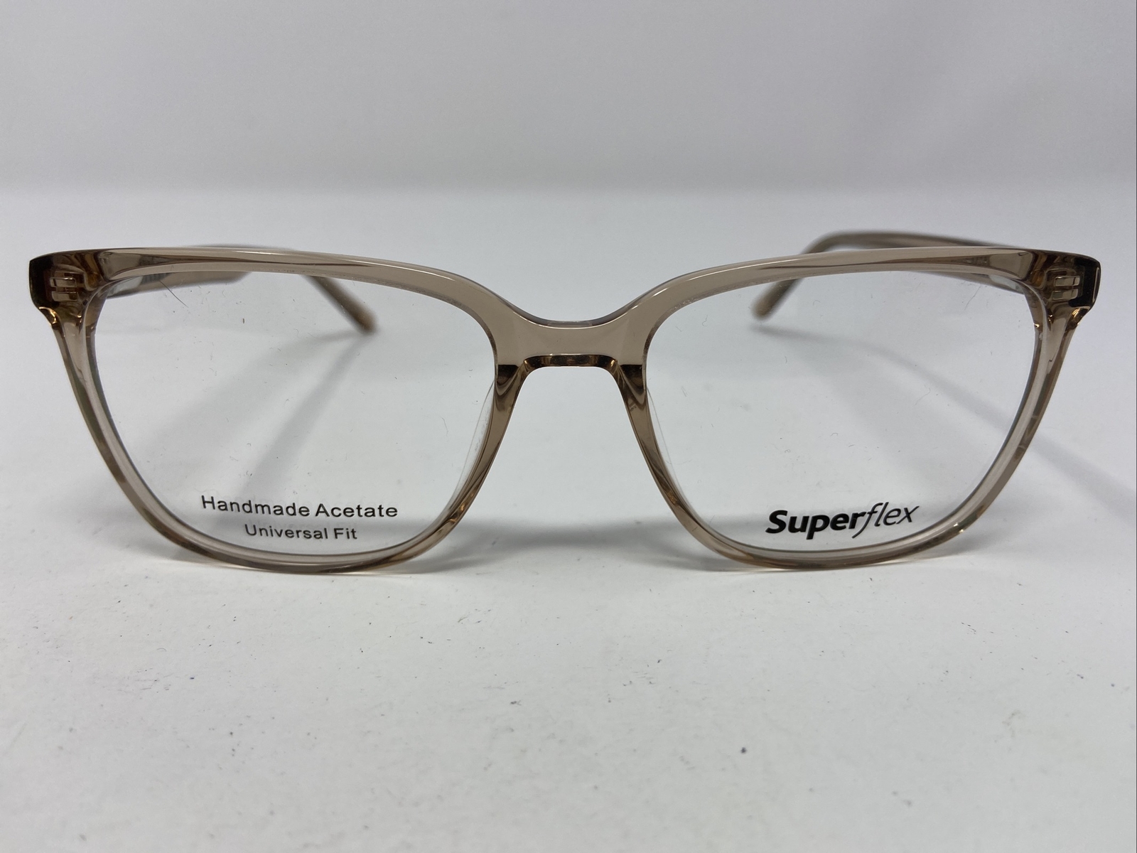 Superflex SF-574 S314 53-18-140 Brown Crystal Full Rim Eyeglasses Frame ...