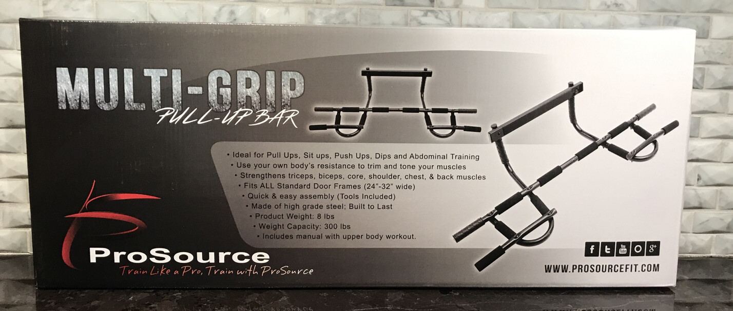 Prosource Total Upper Body Conditioning Multi-Grip Pull Up Bar NEW in ...
