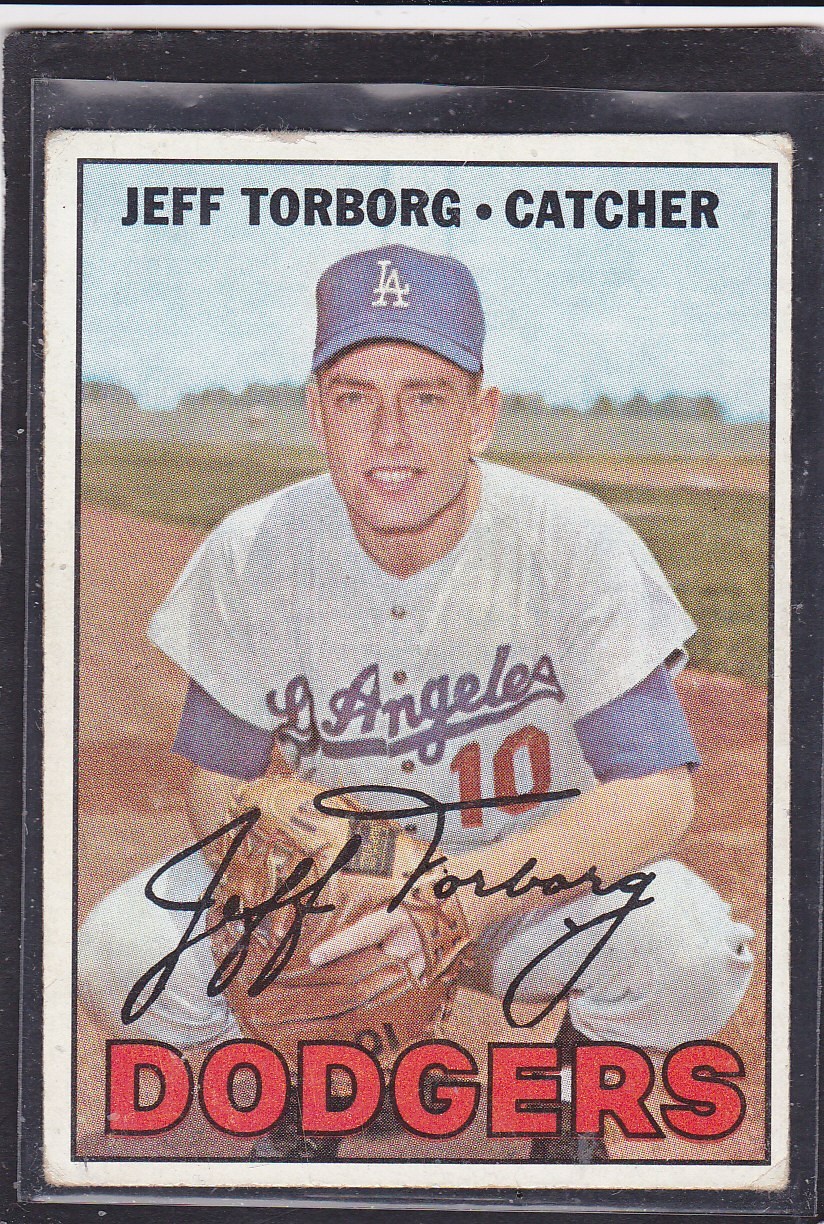 1966 JEFF TORBORG - Topps Baseball Card # 398 - Los Angeles Dodgers ...