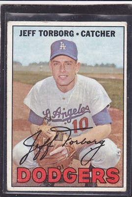 1966 JEFF TORBORG - Topps Baseball Card # 398 - Los Angeles Dodgers ...