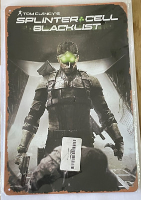 Video Game Splinter Cell Blacklist 12" x8" Based on Tom Clancy Novel ...