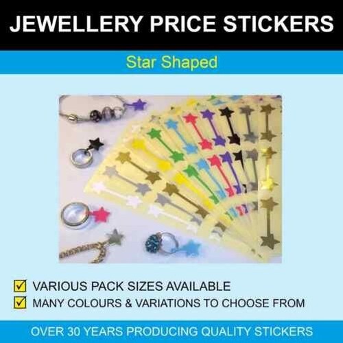 Star Shaped Jewellery Price Stickers | eBay