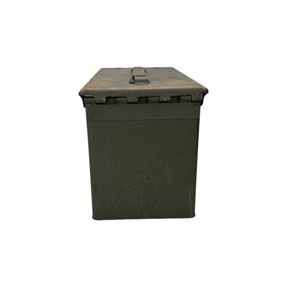 Italian Army Green 50 Cal Ammo Can M2A1 Ammunition Box / Tin Military ...