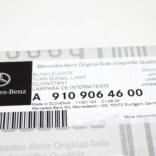 NEW MB SPRINTER W910 FRONT RIGHT DOOR MIRROR TURN INDICATOR A9109064600 ...