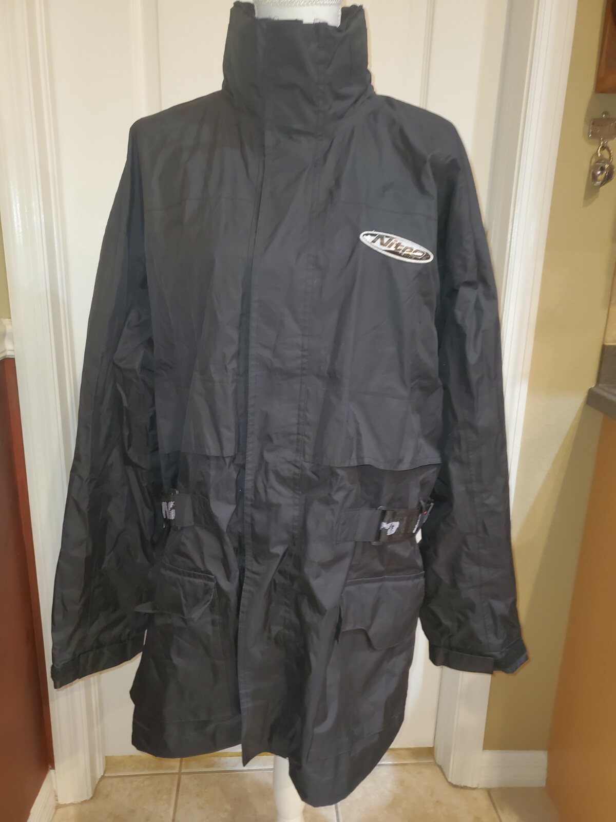 Nitro Racing Motorcycle Jacket Weatherproof Men L Bla… - Gem