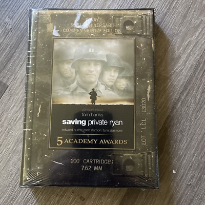 Saving Private Ryan (DVD, 2020, 2 Disc, Limited Steelbook Edition) New ...