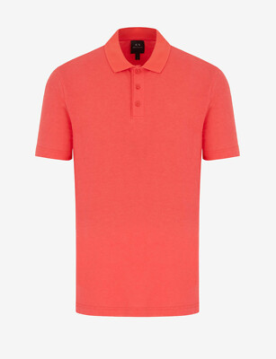 Armani Exchange Linen-Blend Polo, Rosette Heather[ XL] | eBay