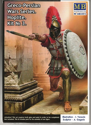 Master Box Greco Persian Wars Series #3, Hoplite, Single Figure 1/32 ...