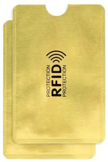 RFID Bank Card Sleeve Wallet Blocking Protector Debit Credit ...