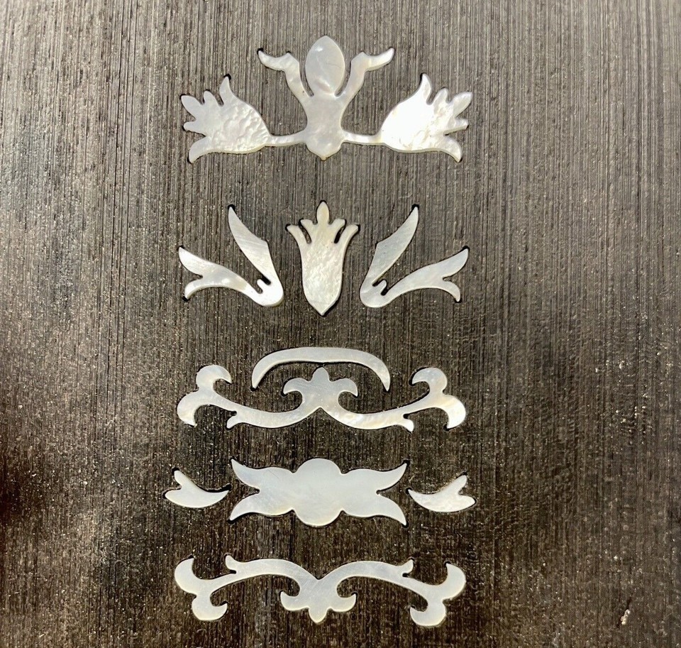 Banjo Inlay Florentine Special Mother of Pearl Peghead fingerboard USA ...