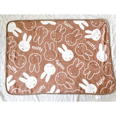 NWOT kawaii Miffy face print small over the lap blanket /throw Japan | eBay