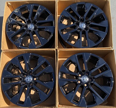 19" Toyota RAV4 Factory OEM Wheels Rims Gloss Black 2018-2023 New 75244 ...