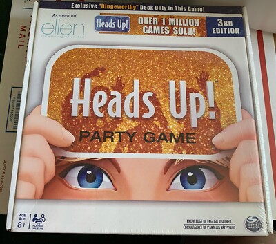 Heads Up! Party Game 3rd Edition NEW SEALED an As Seen on Ellen | eBay