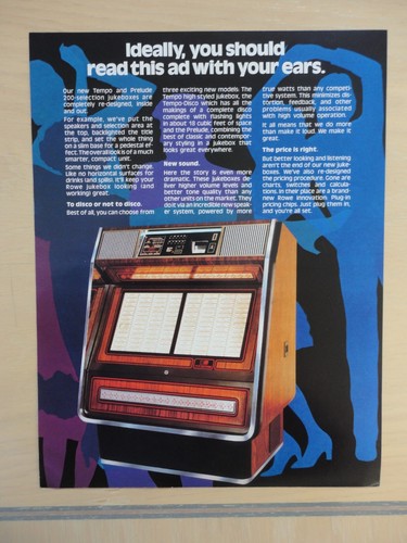 Tempo Jukebox Flyer Original Magazine Pull Out Advertisement | eBay