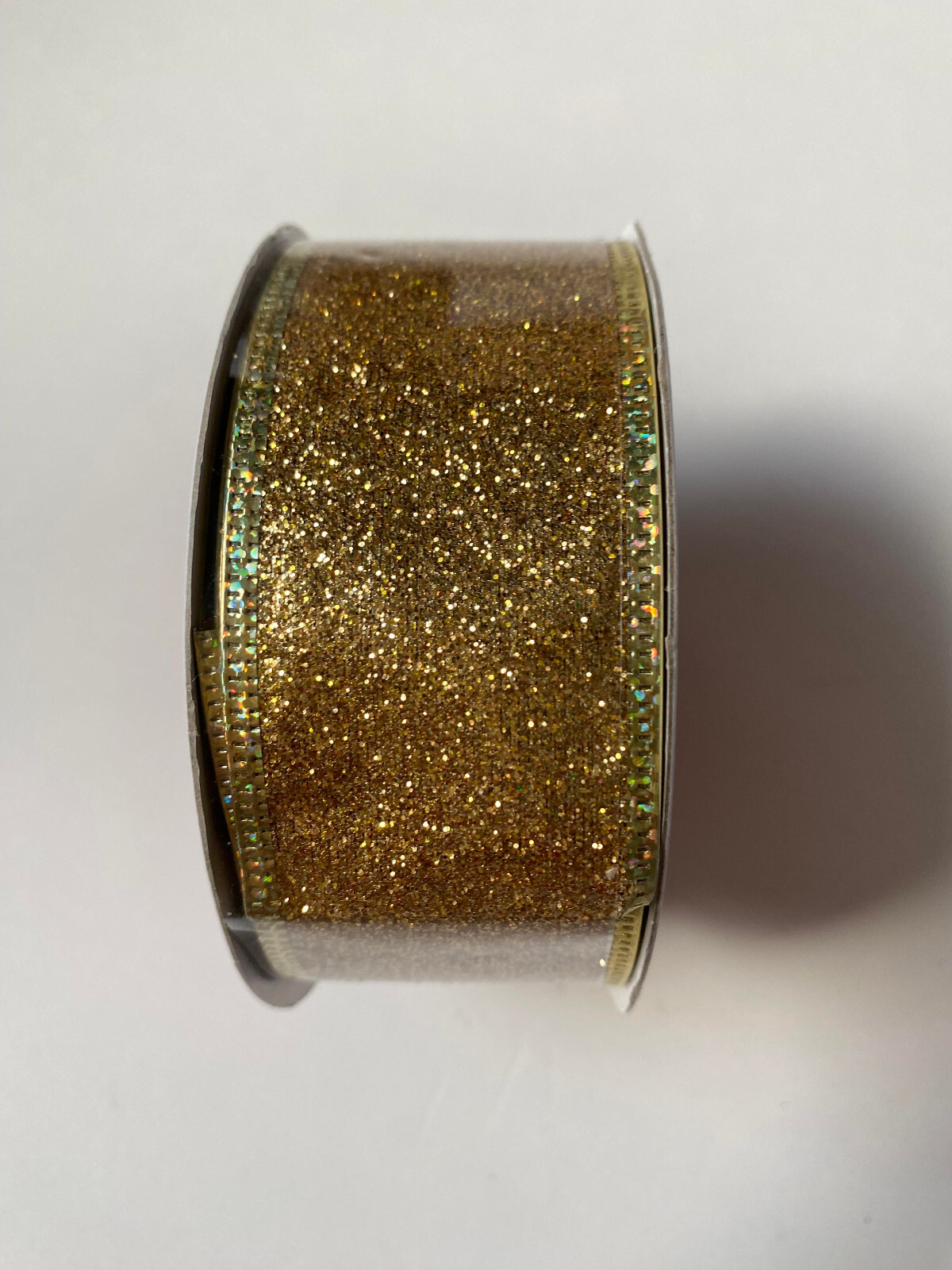 "Celebrate It" Gold Glitter Wired Ribbon ( 1.5" x 25 ft ) Ribbon Bow ...