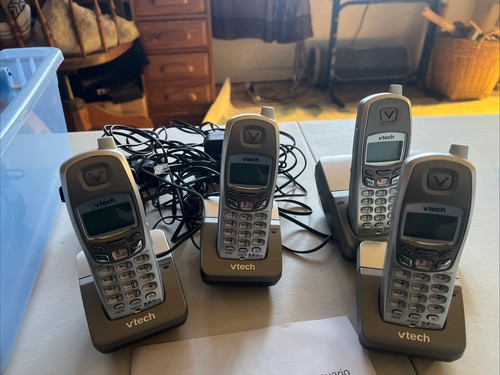 VTech Cordless 4 Handsets Connect to Cell Phone MI6896 | eBay