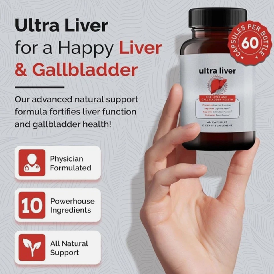UpWellness Ultra Liver Supplement for Liver Health and Gallbladder ...