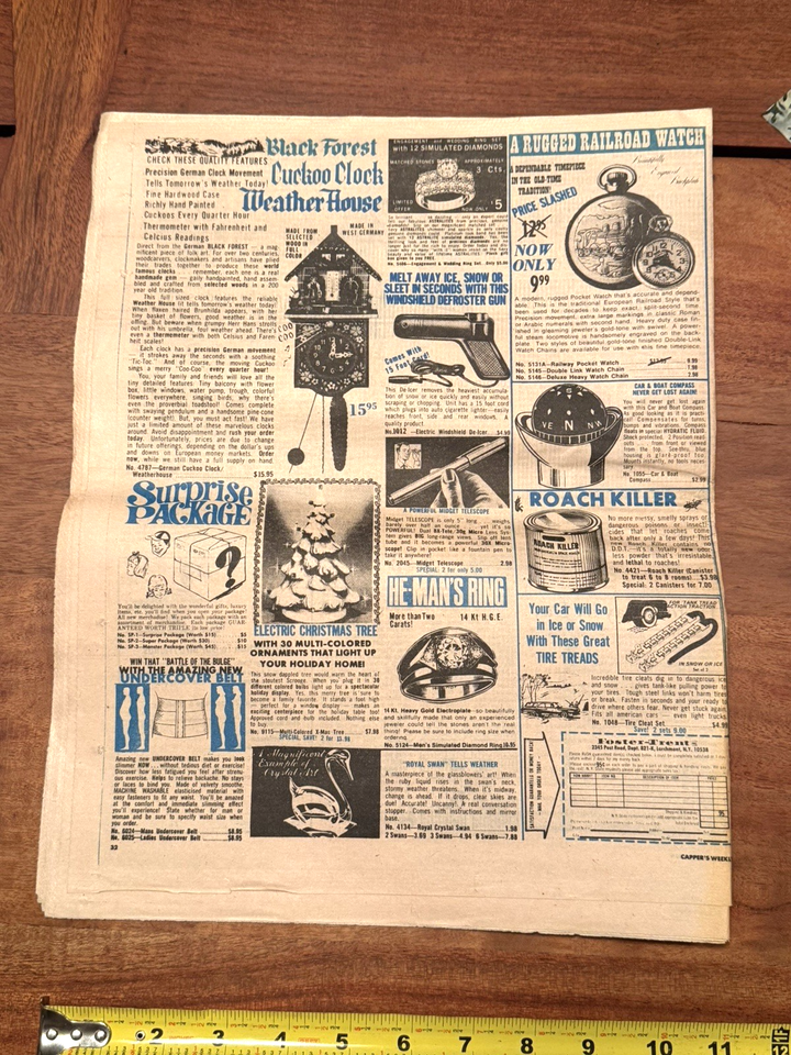 1979 Capper's Weekly Newspaper Section Paul Stookey, The Pope, Donald ...