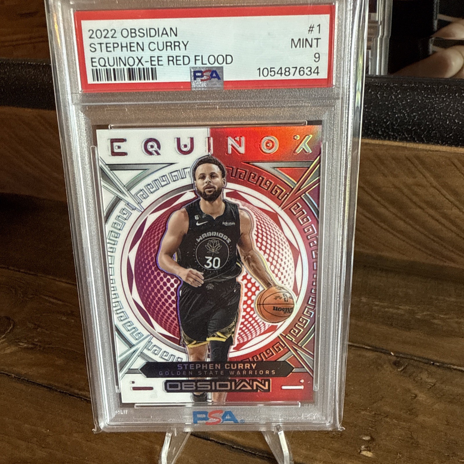Stephen Curry 2022 Obsidian #1 Equinox - Electric Etch Red Flood Price ...