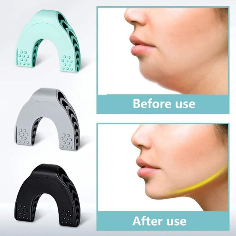New Mouth Muscle Trainer Jawline Trainer Chewing Gum Chewable Muscle ...