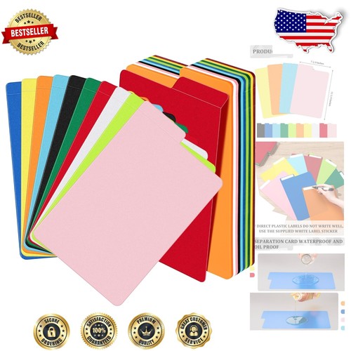150 Multicolor Comic Book Dividers - Durable Plastic Tabs for Organized ...