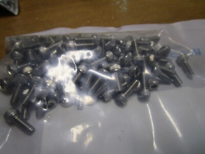 (100) #6-32 x 3/8" ASTM F837 Hex Grade 18-8 Stainless Steel Socket Cap ...