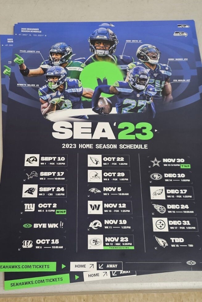Seattle Seahawks Preseason Schedule